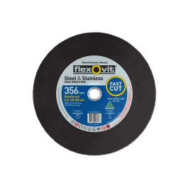 Flexovit Large Cut-Off Wheels 356mm x 3mm x 25mm – High-Performance ...