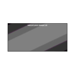 Shade 10 Welding Lens 108mm x 51mm | Weldquip - WeldQuip