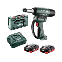Metabo Brushless 18V 2 x 4.0Ah Rivet Tool Kit - WeldQuip