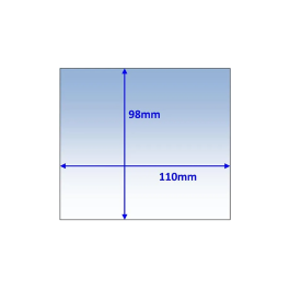 Weldclass Clear Outer Lens 110mm x 98mm – Pack of 10 | WeldQuip - WeldQuip