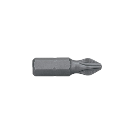 Alpha PH2 x 25mm Phillips Ribbed Insert Bit - WeldQuip